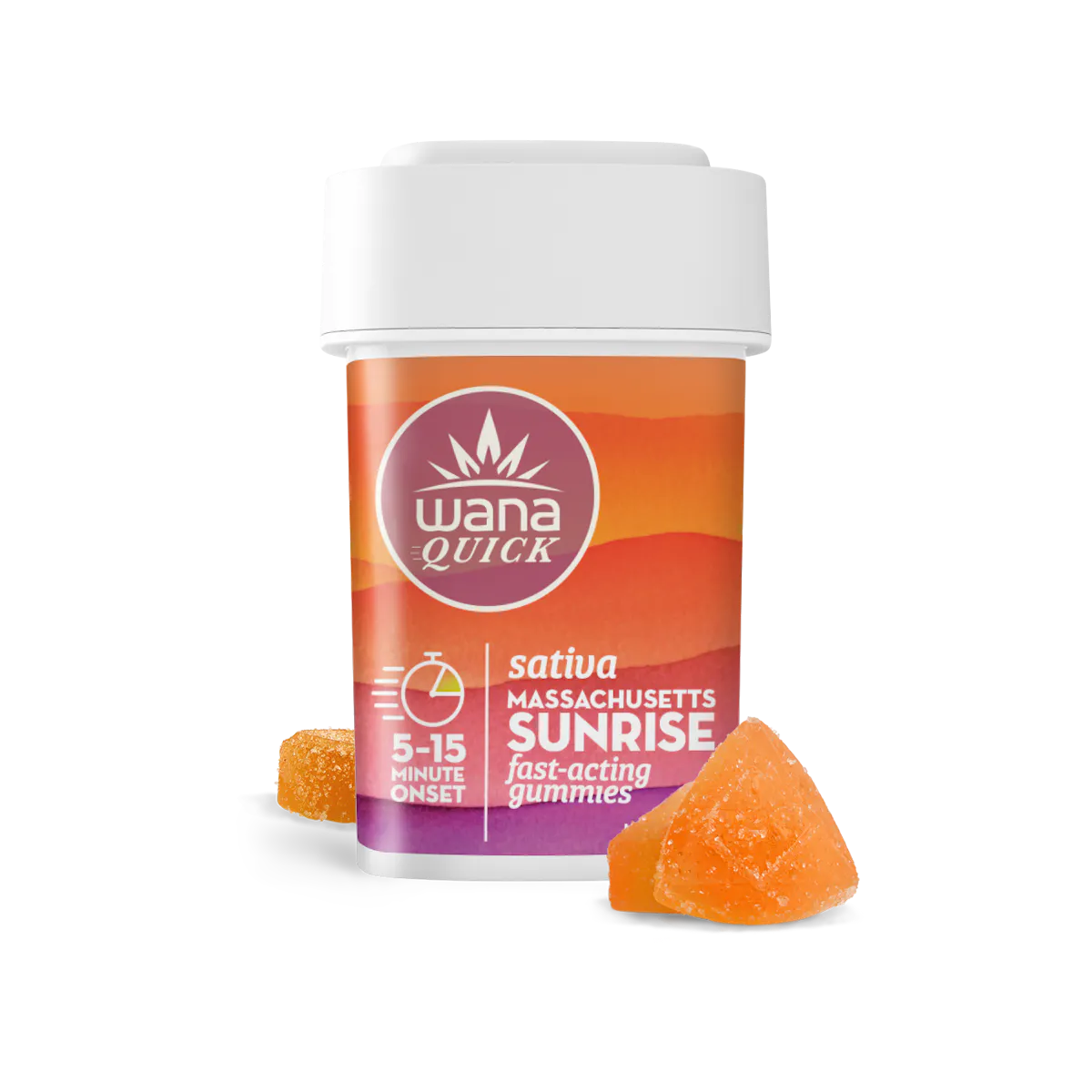 Quick Massachusetts Sunrise Sativa Gummies [20 pack] | 100mg 100.0g ...