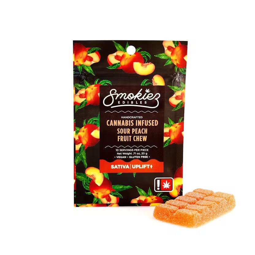 Sour Peach • Single • 100mg - Smokiez Edibles | Treehouse Cannabis