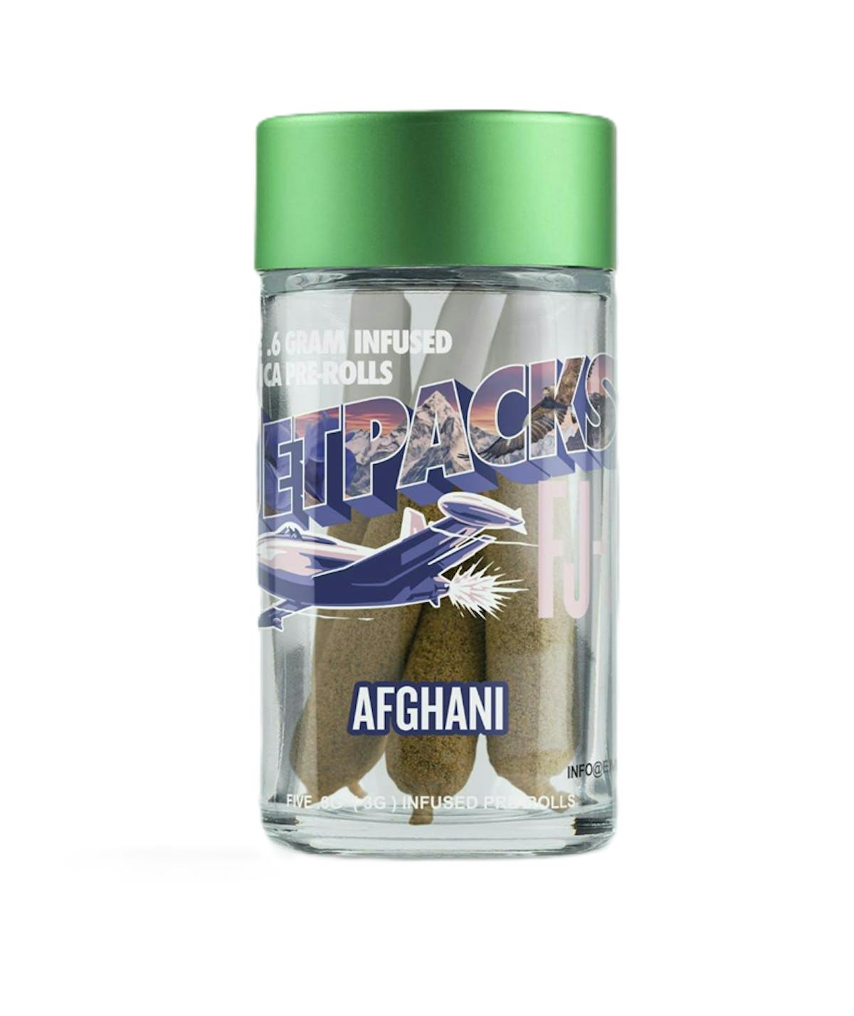 JetPacks | Afghani | High THCA Extract and Kief Infused Pre-Rolls 5×0 ...