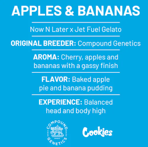 Apples & Bananas - 3.5g | Cookies Florida Apples & Bananas - 3.5g | Cookies Florida