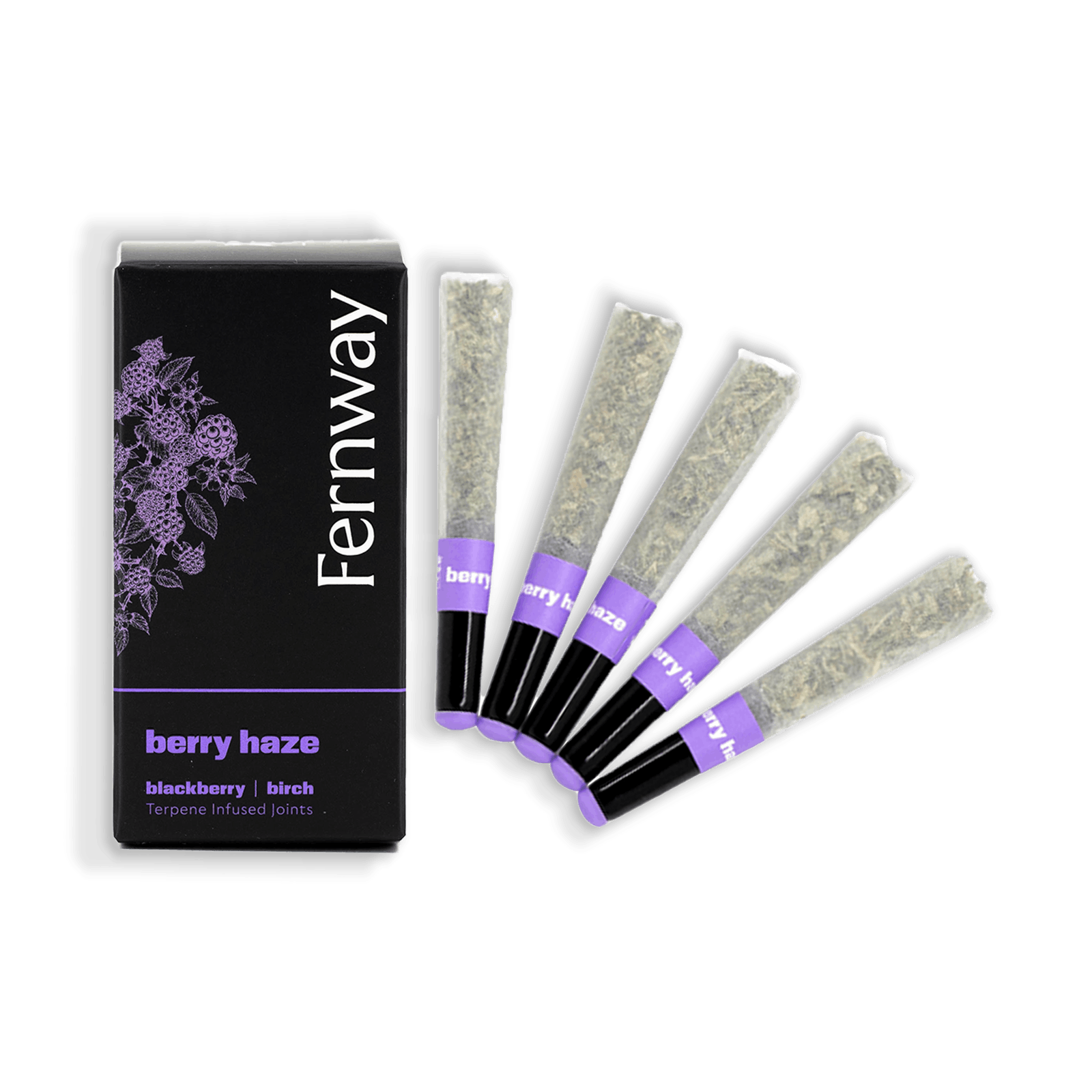 Berry Haze Terpene Infused Pre Roll 5 Pack 2 5g 2 5g Pre Rolls