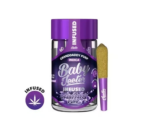 Jeeter Infused Pre Roll Pack 5pk | Grandaddy Purp | Indica Marijuana ...