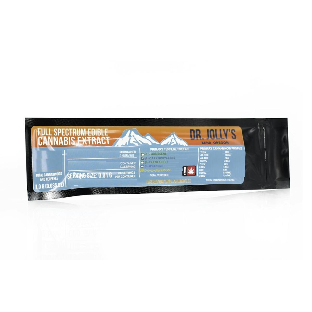 Dr. Jolly’s 1g 10:10:10:1 CBD:CBG:CBN:THC Full Spectrum Cannabis ...