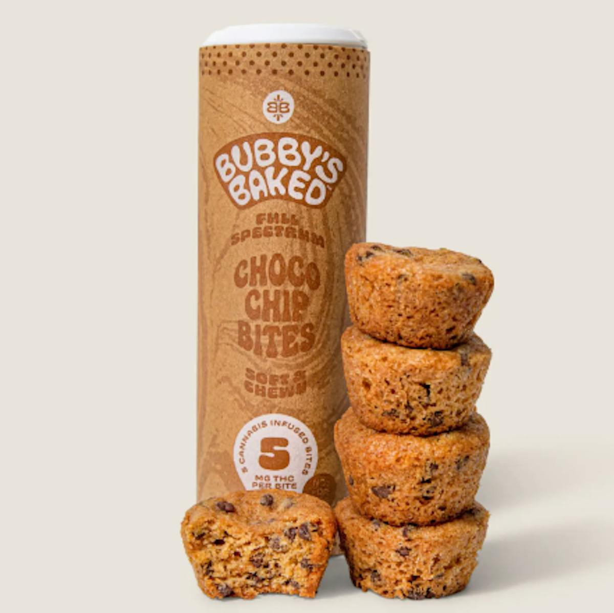 Bubby’s Baked Chocolate Chip Cookies 25mg 5pk N/A Edibles | Bubby's Baked