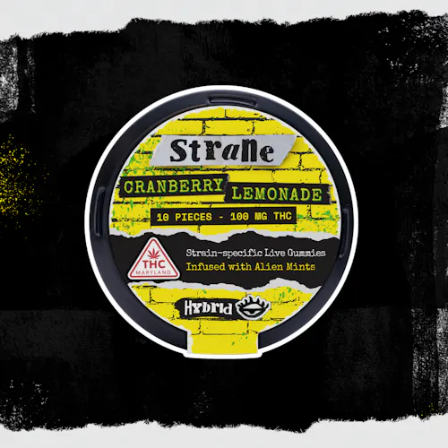 Strane Cranberry Lemonade Live Gummies | 100mg - CULTA