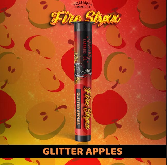 Glitter Apples | 1g | Infused Pre Roll | Fire Styxx | Riverside