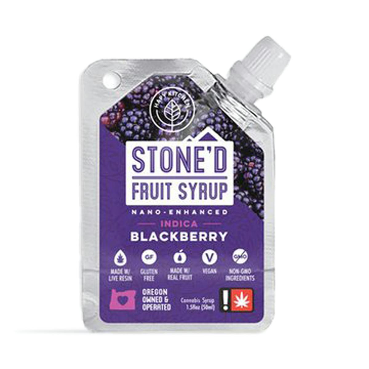 Hapy Kitchen 250mg BLACKBERRY Indica Stone’d Fruit Syrup 1.53g ...