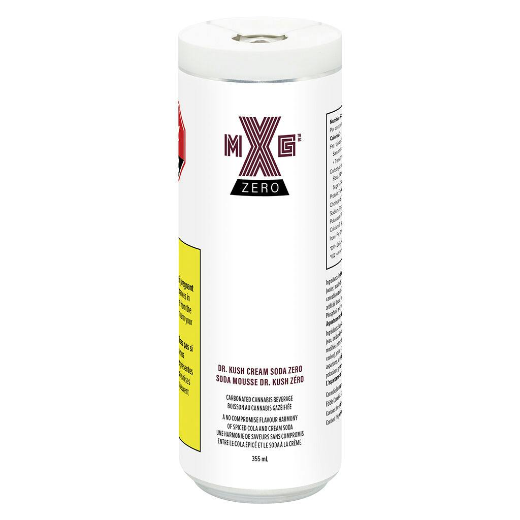 XMG Zero - Dr. Kush Cream Soda Zero - 355ml | Sessions Cannabis