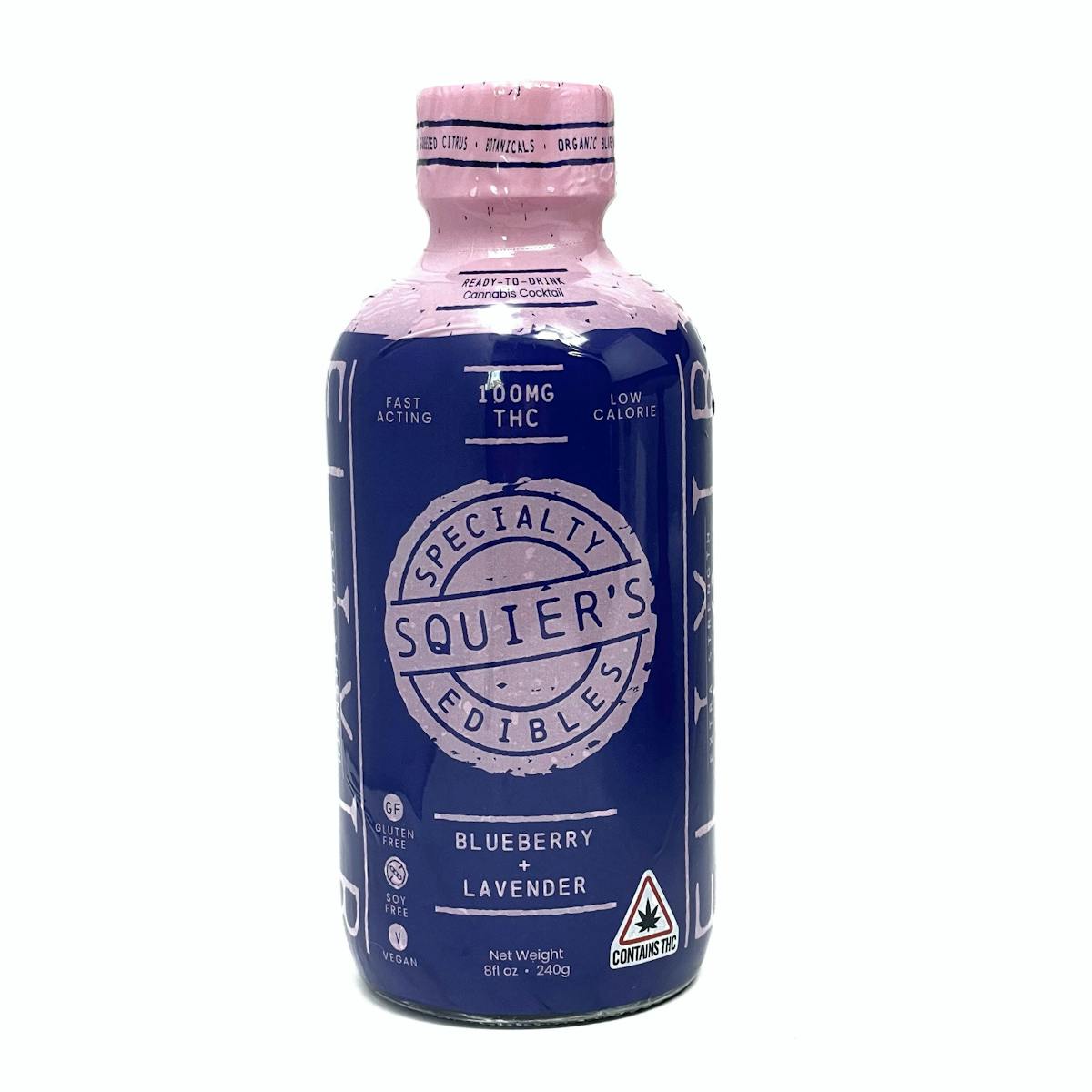 Squier's Elixirs Blueberry Lavender | 100mg Drink 1g | Berwick, ME