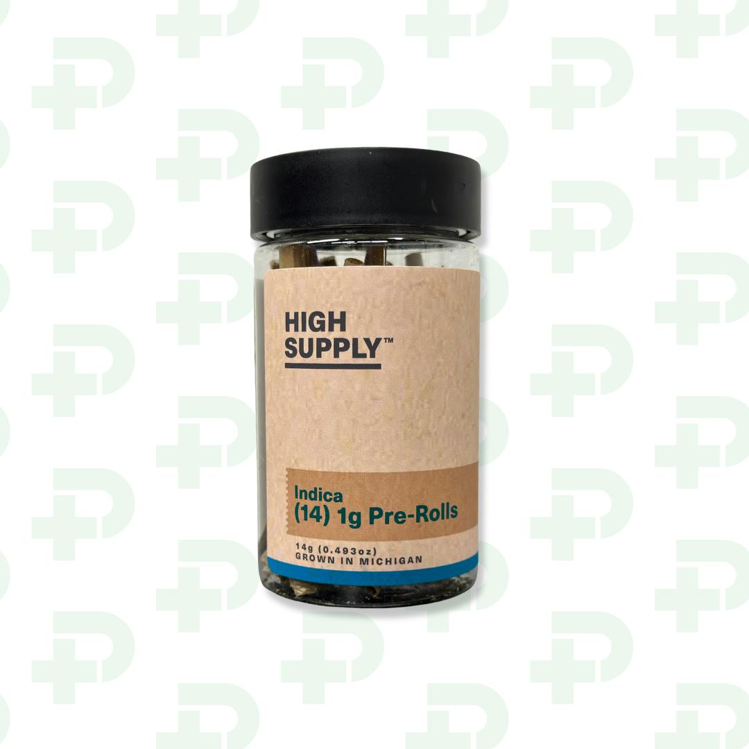 High Supply Preroll 14 Pack - Indica - Goofiez