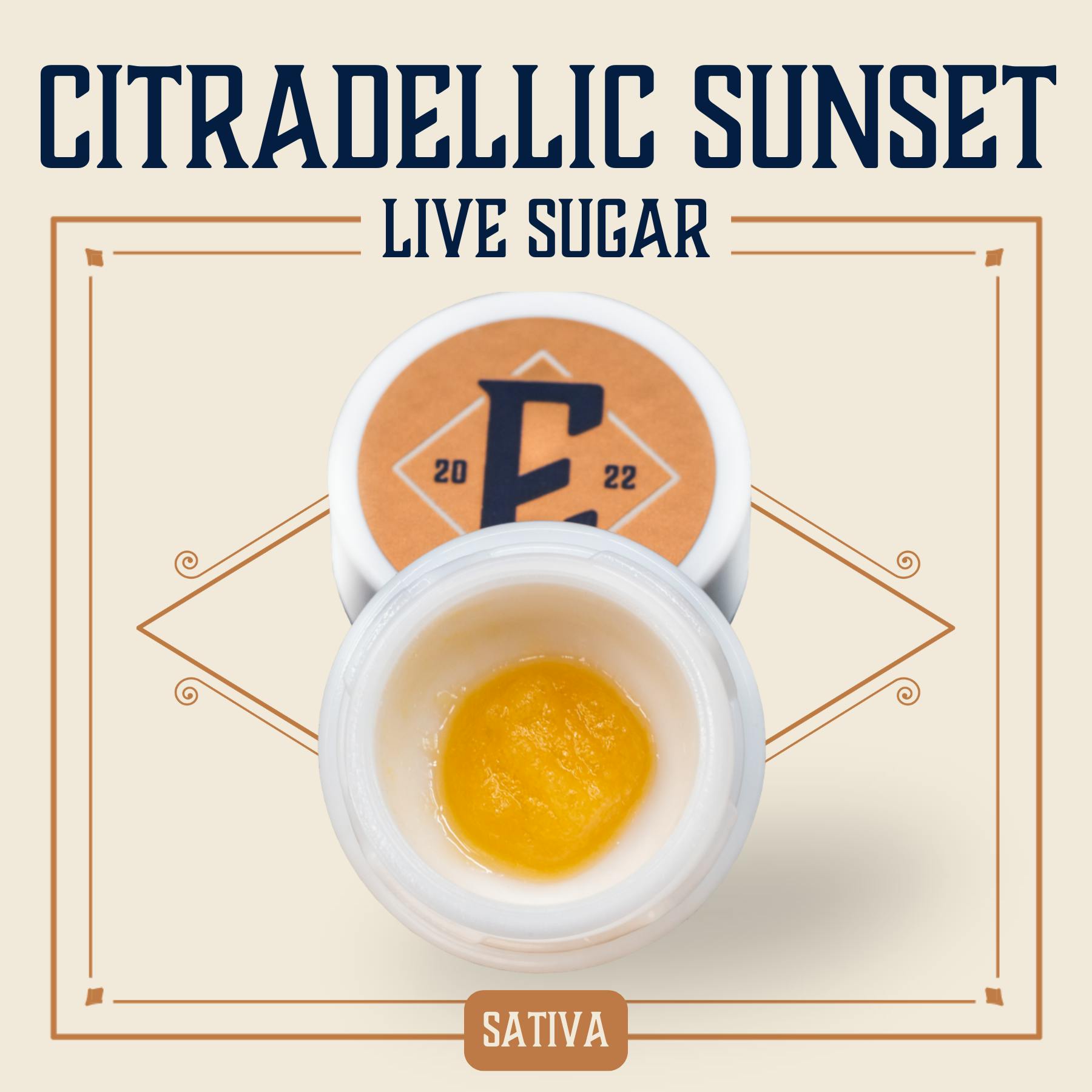 Citradelic Sunset Live Sugar | 1g 1g Concentrates | Elevate