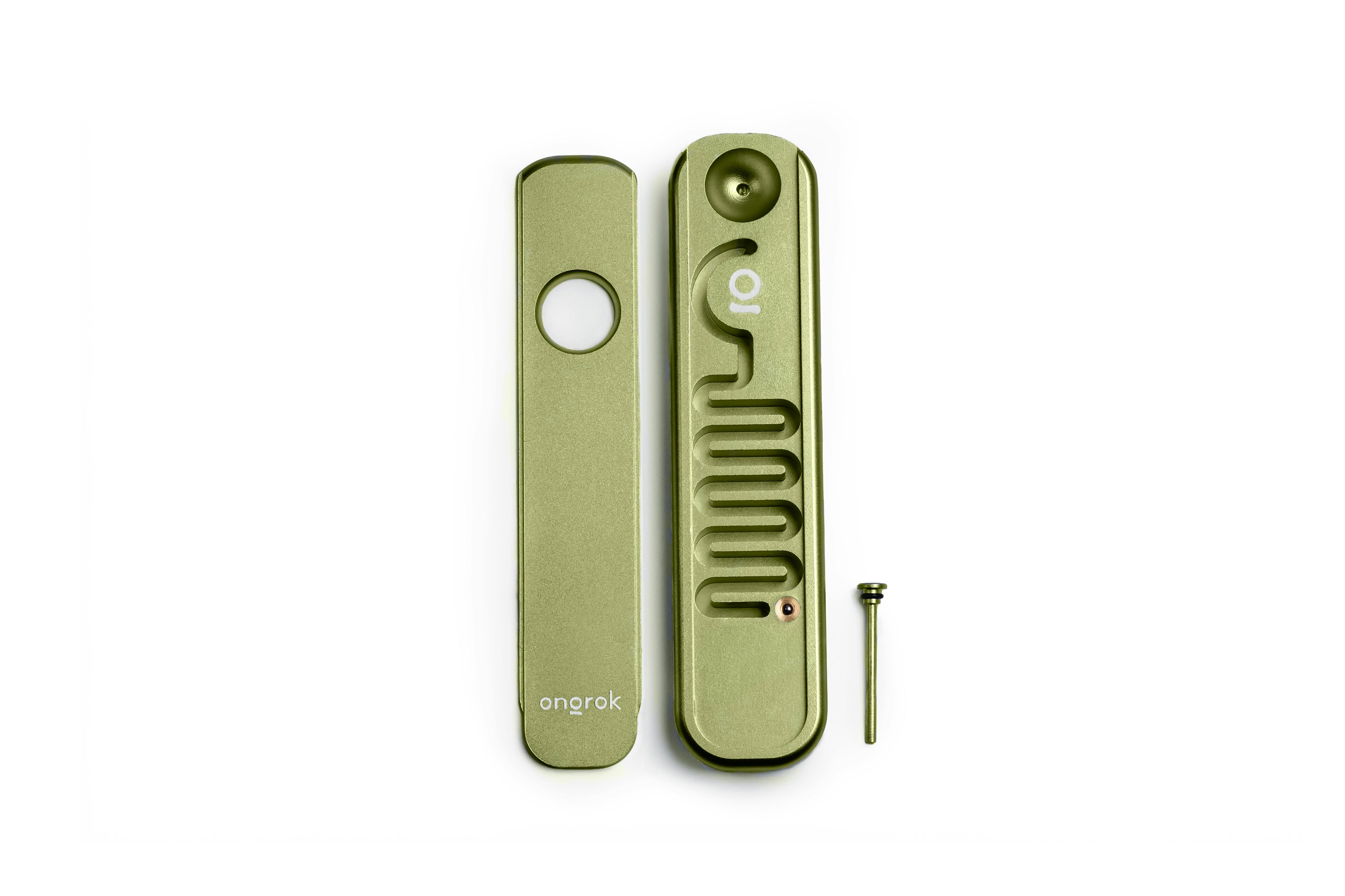 *ONGROK* - Aluminum Cooling Pathway Pipe - Green | Sessions Cannabis