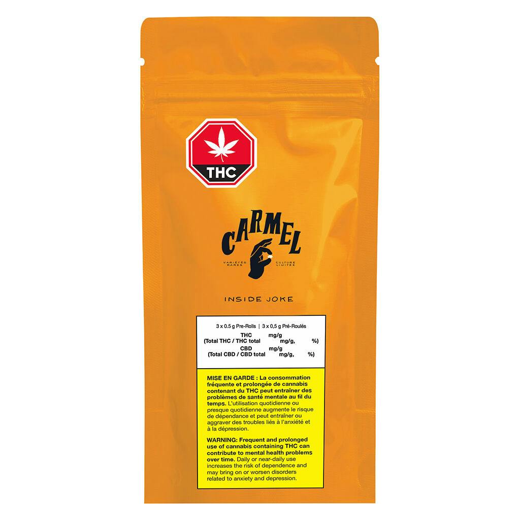 Carmel - Inside Joke PRJs - 3x0.5g | Sessions Cannabis
