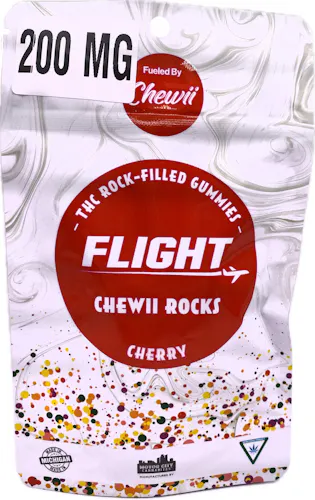 Flight Cherry Rock-Candy Gummies 200mg Rec - Exclusive Cannabis Michigan
