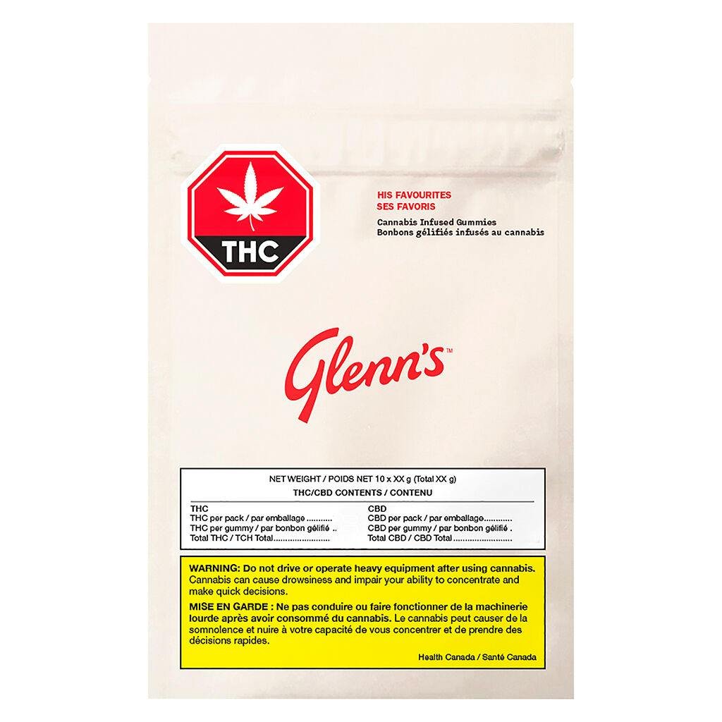 Glenn's - His Favourites Multi Pack Gummies - 10 pack