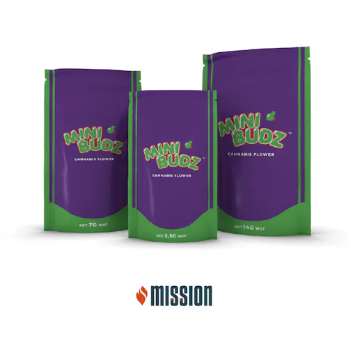 Small Buds | Mini Budz | Hot Tropic | 14g - Mission Dispensaries