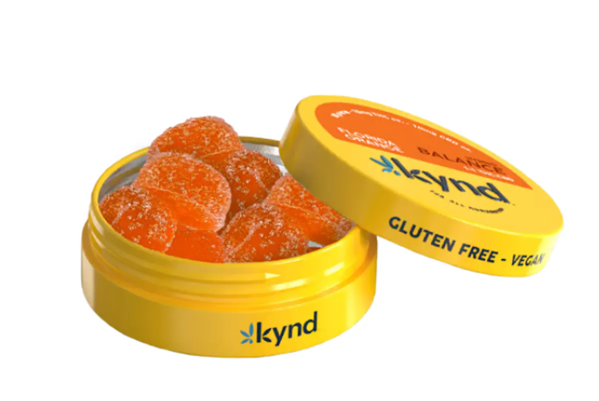 Kynd 1:1 Balance Florida Orange Gummies 100mg 10pk (THC:CBD) .1g ...