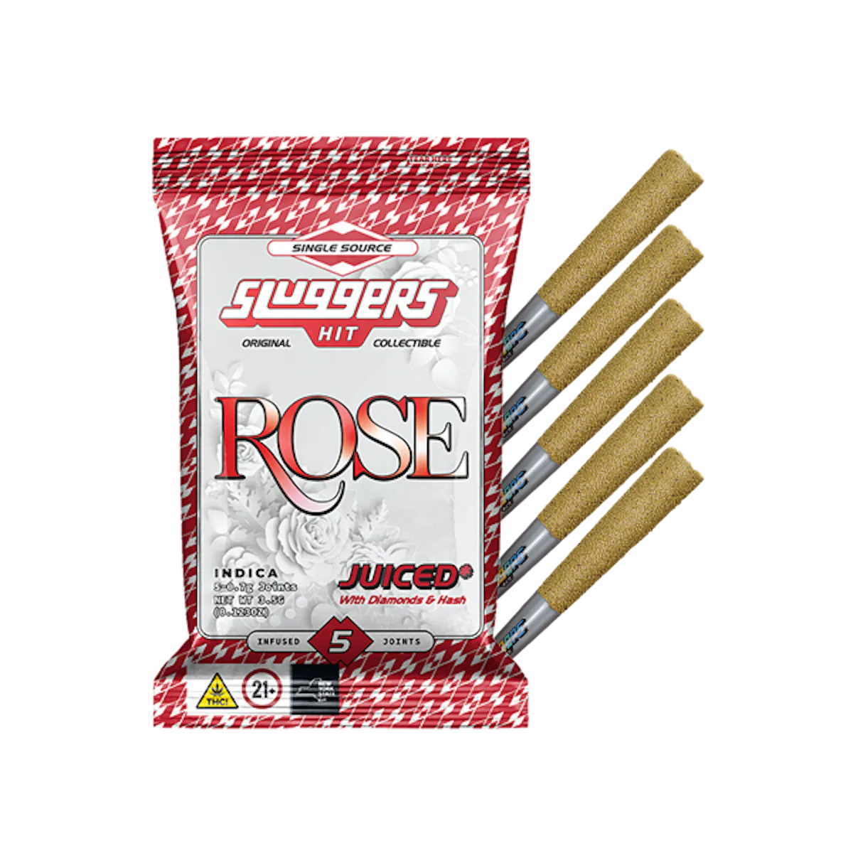 Sluggers | Infused Preroll 5 Pack | Juiced | Rose - ZenZest - Sluggers ...