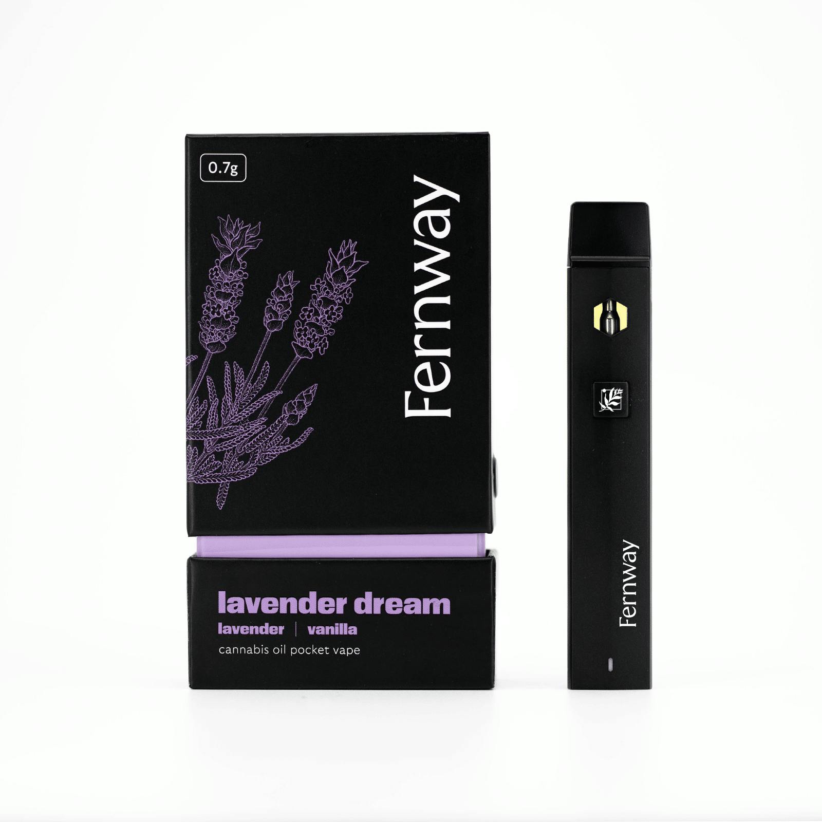 Fernway Traveler Disposable Vape (300mg) Lavender Dream – Cheech ...