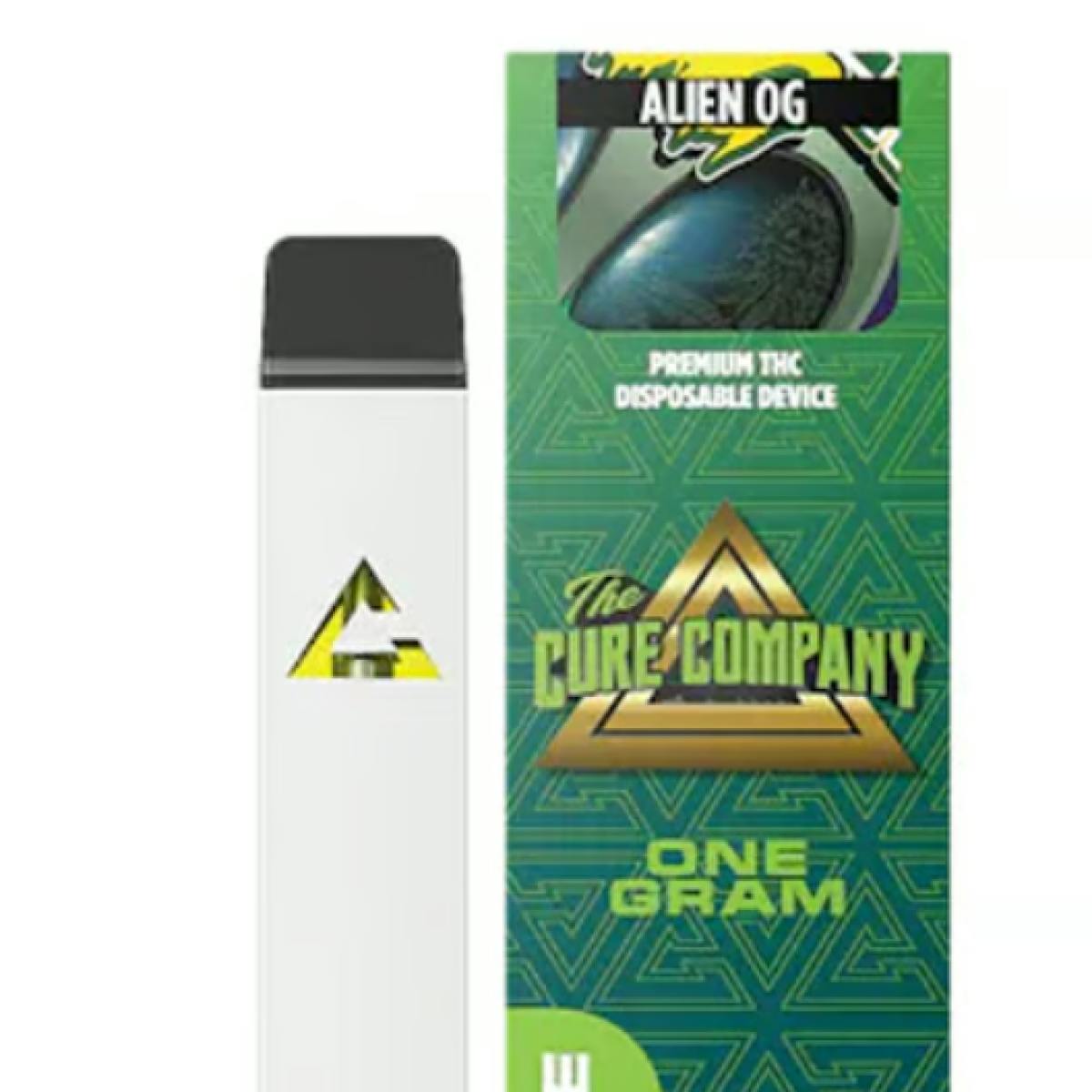 The Cure Company Alien OG Disposable Vape 5.5g Vaporizers | The Cure ...