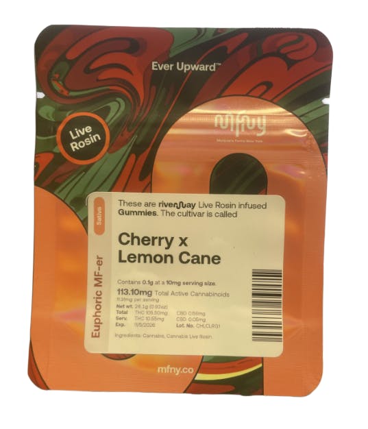 Cherry x Lemon Cane | Gummies | 10 Pack | 100mg by MFNY | Buy Online ...