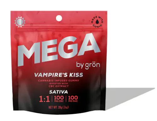 MEGA Pearls Vampire Kiss 1:1 CBC:THC Pearls | 100mg | MPXNJ