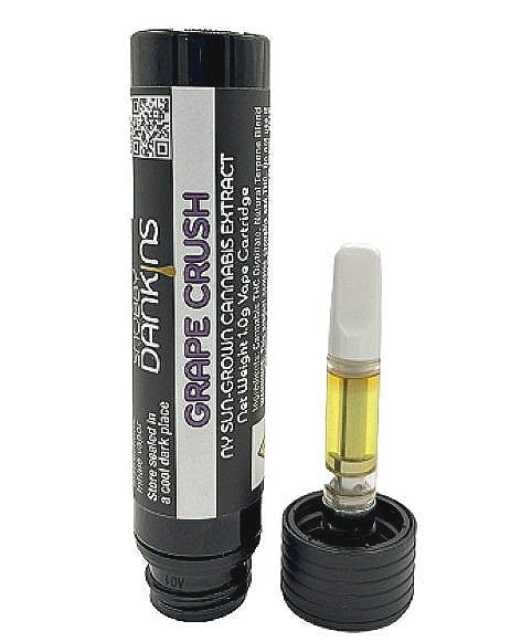 The Flowery NY | SNOBBY DANKINS Grape Crush 1g Vape Cartridge