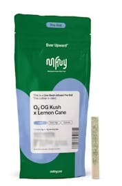 O2OG Kush x Lemon Cane Live Resin Infused Pre roll | Indica | MFNY ...