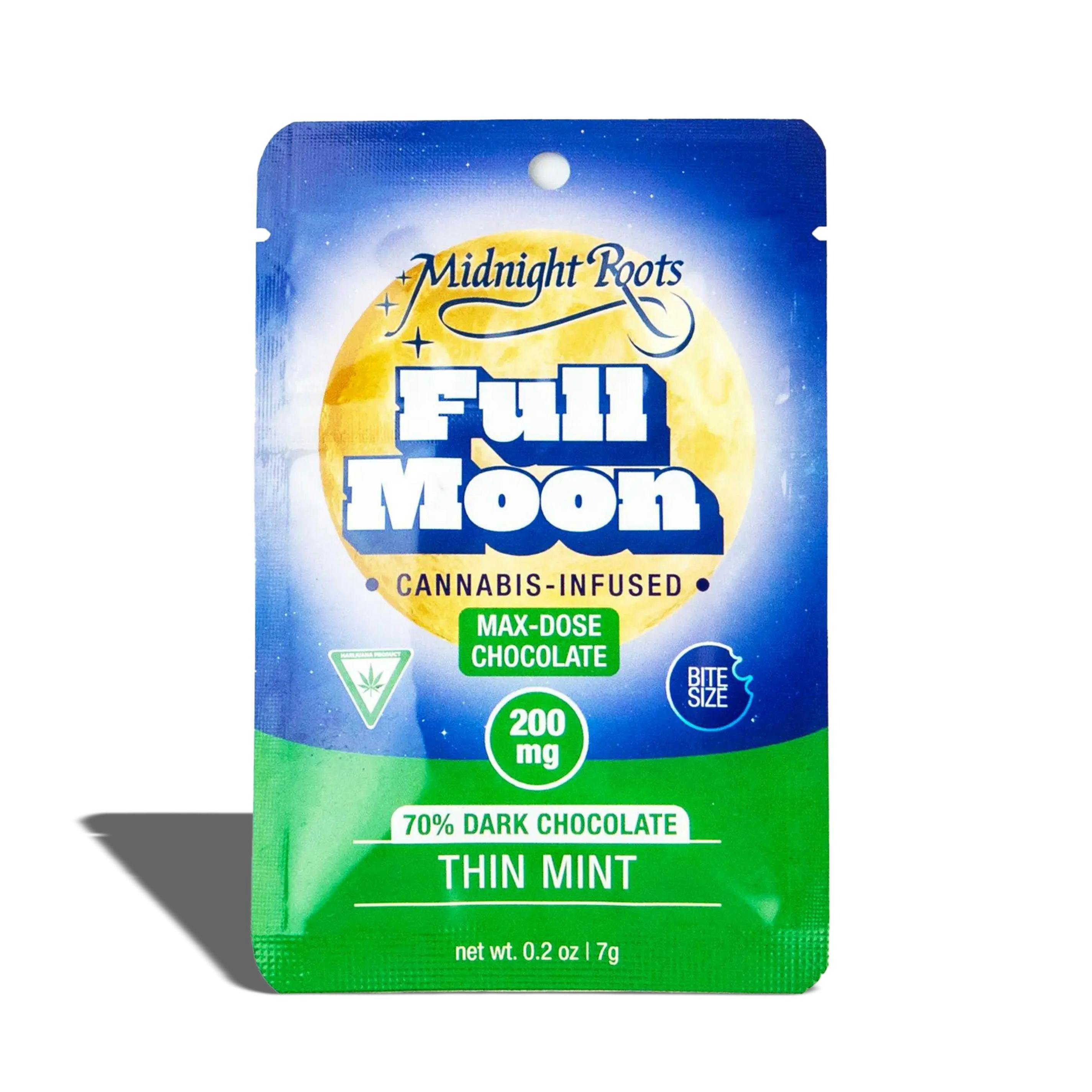 FULL MOON | Edible | Chocolate | Dark Thin Mint Chocolate | 200mg