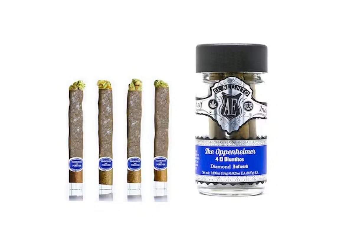 El Bluntitos The Oppenheimer Diamond Infused Blunts 3.4g 3.4g Pre-rolls ...