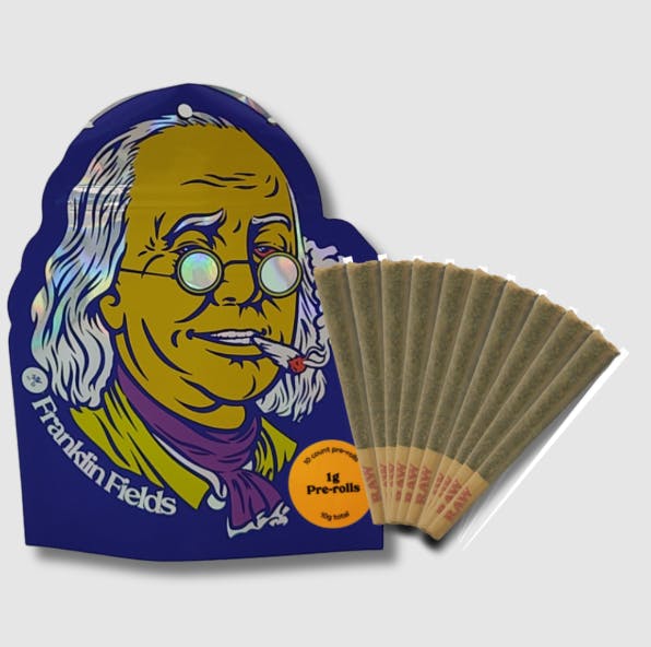 First Class Funk | 1g x 10pk | Franklin Fields | Pre Rolls | Bloom City