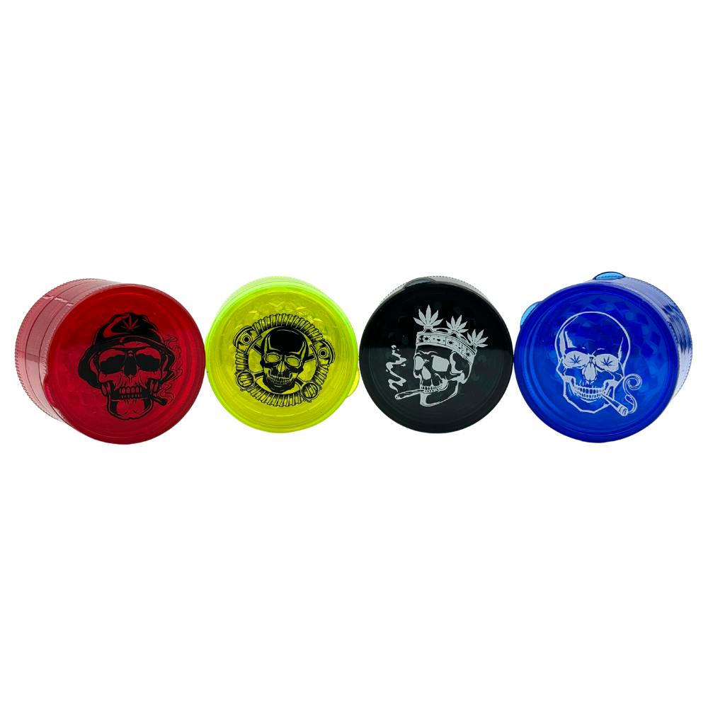 Arsenal - Clear Neon - 60mm 5-Pc Acrylic Grinder | Sessions Cannabis