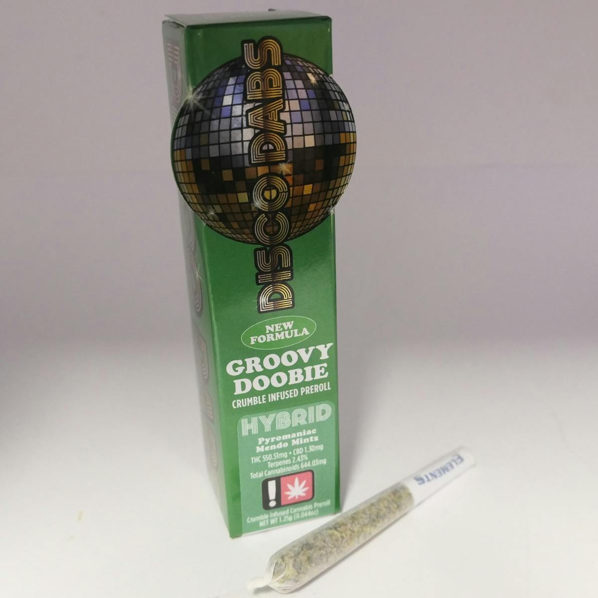 Disco Dabs 1.25g PYROMANIAC MENDO MINTZ Groovy Doobie Crumble Infused ...