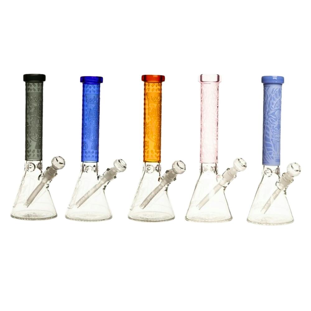 Titan - 9mm Glass Bong - 15" - Assorted
