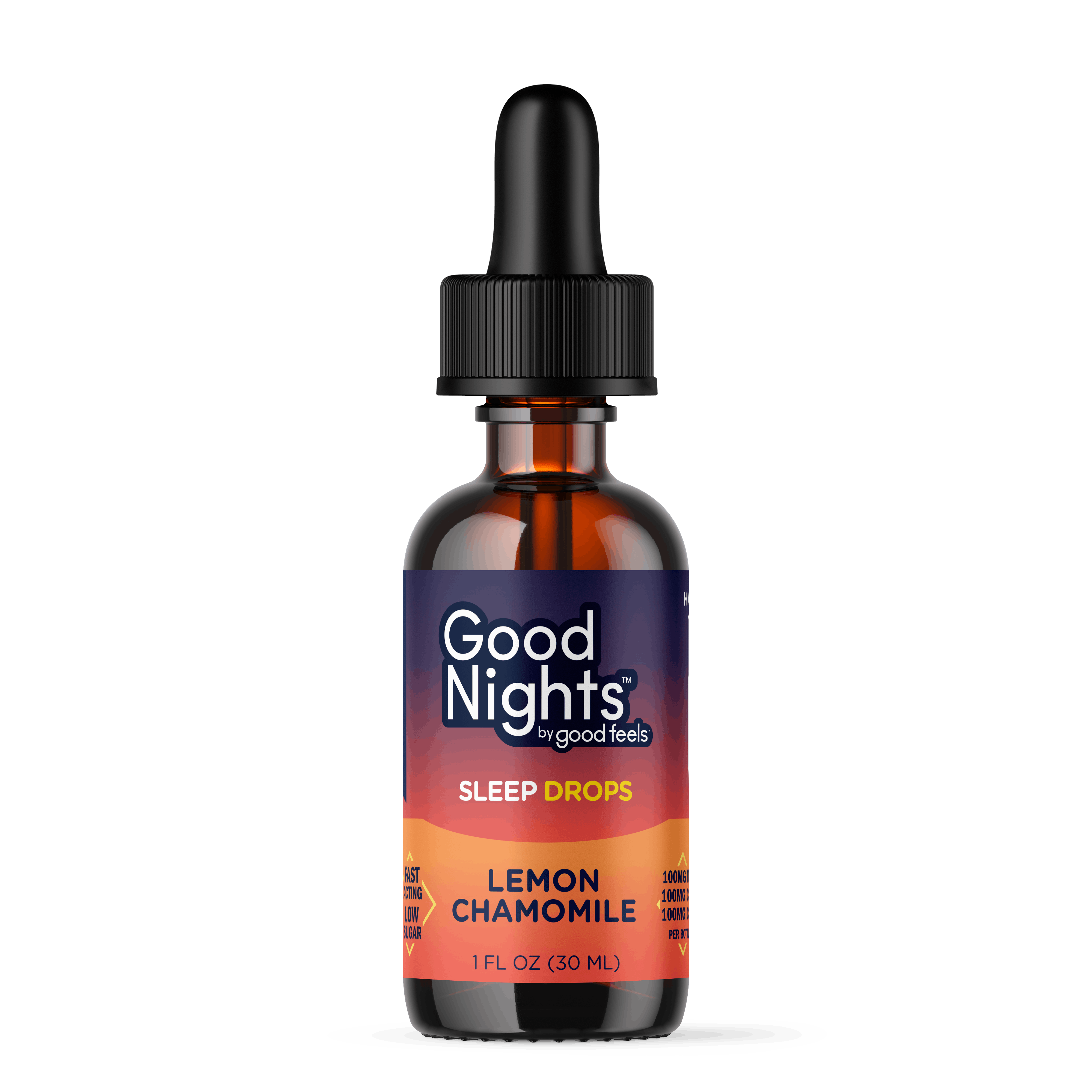 Good Nights Sleep Drops 300mg Lemon Chamomile 100mg Thc 100mg Cbd