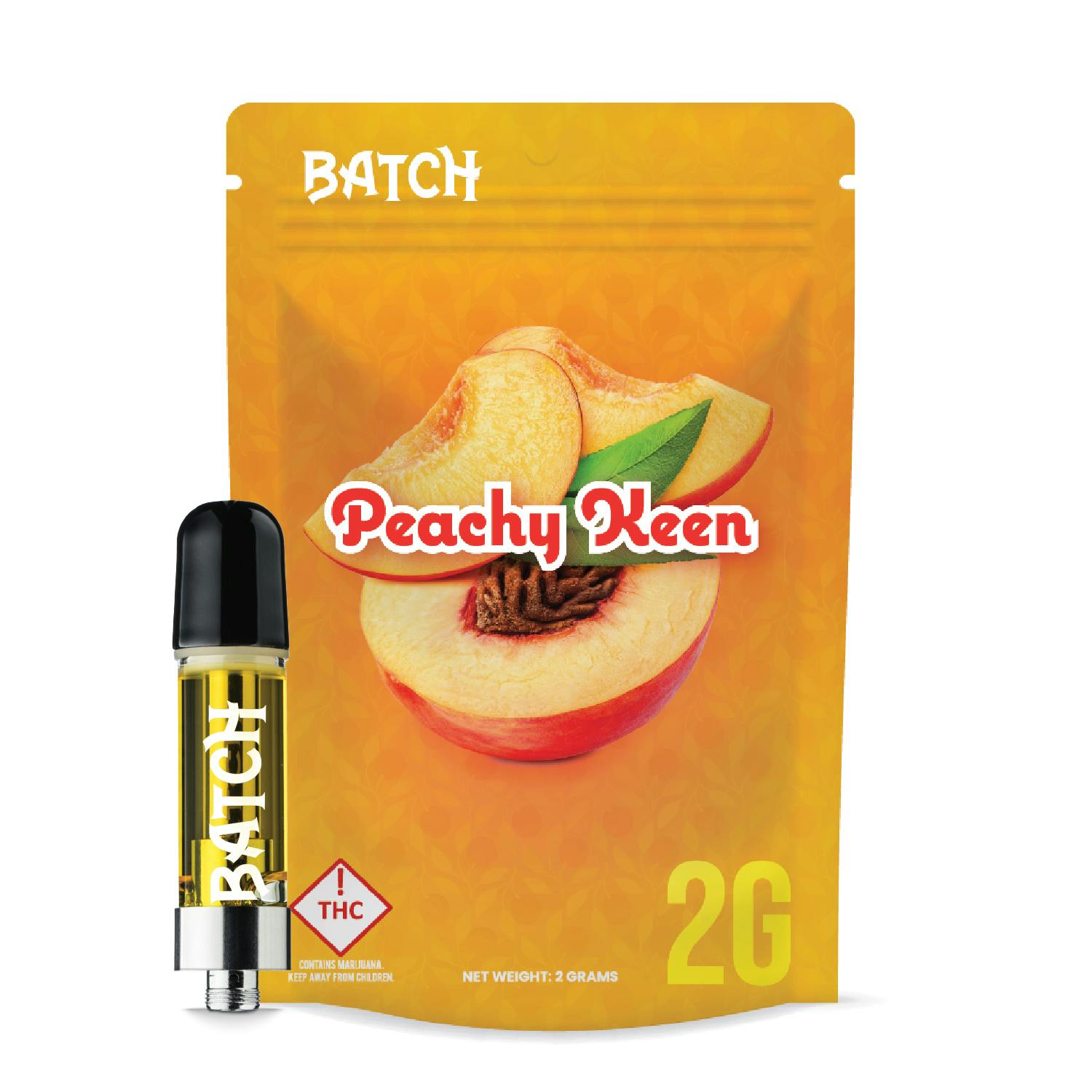 Batch | Cartridges | Flavors Peachy Keen | 2 g 2g Vaporizers | BATCH