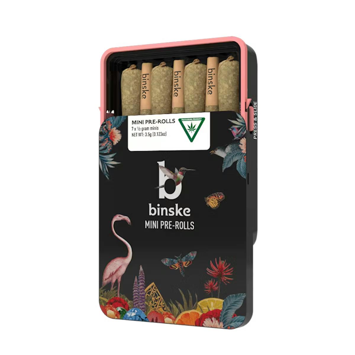 Binske | Sour Cakes | Mini Pre-Rolls 7PK 3.5g 1/8oz Pre-rolls | binske