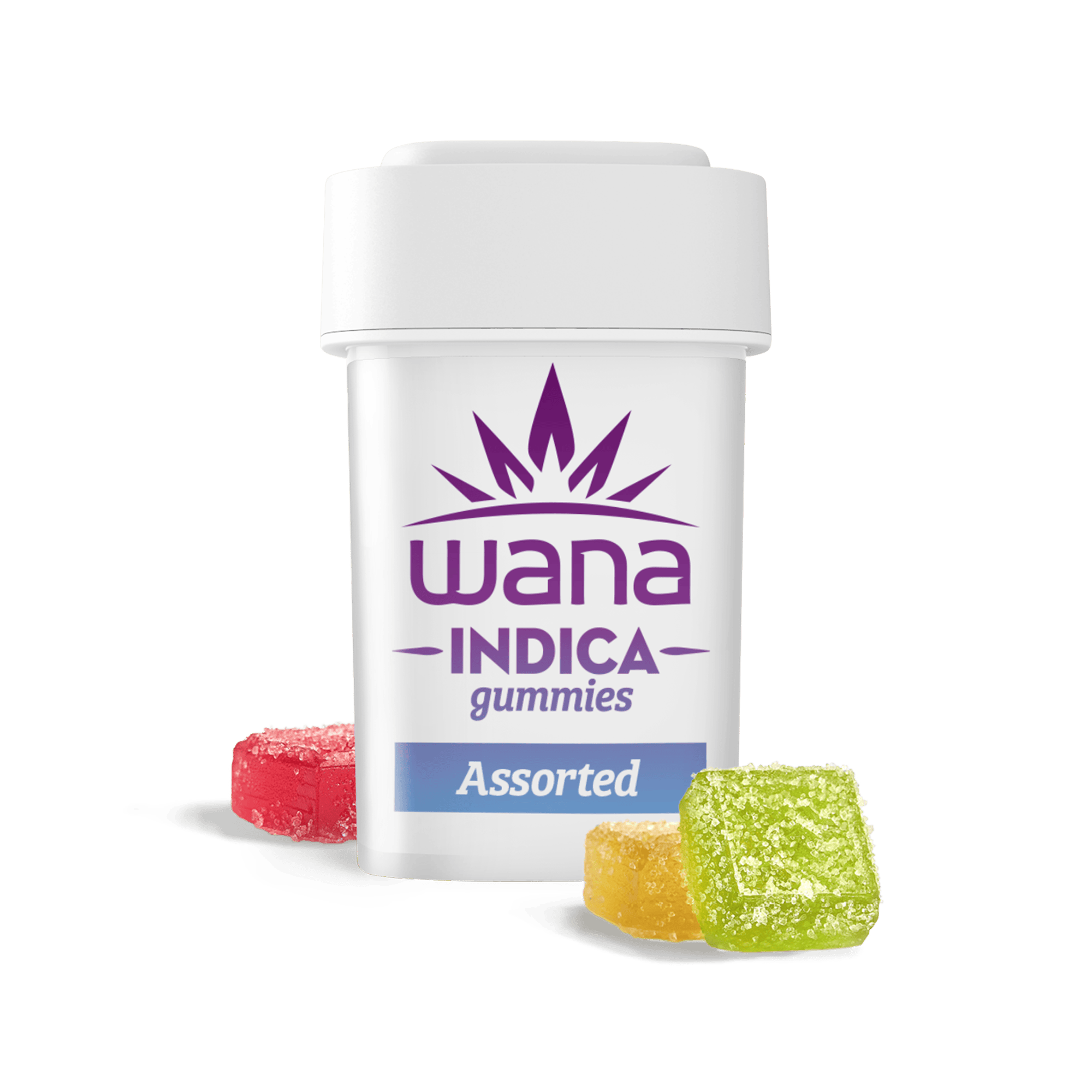 Wana Sour Gummies 100mg (Indica) | Native Roots Cannabis