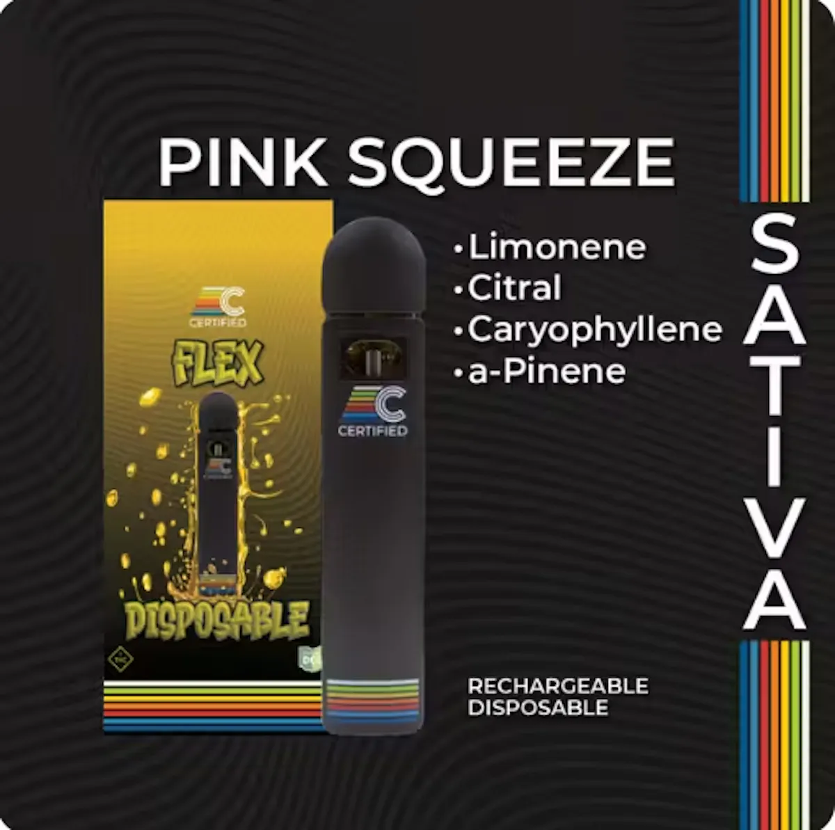 Pink Squeeze FLEX Disposable | 1g 1g Vaporizers | CERTIFIED