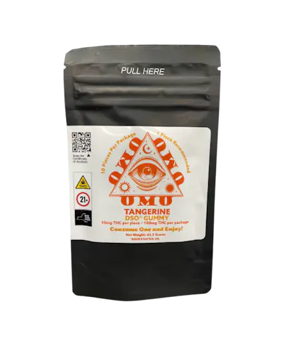 OMO Tangerine DSO Gummies 10mg 10pk | Sacred Bloom