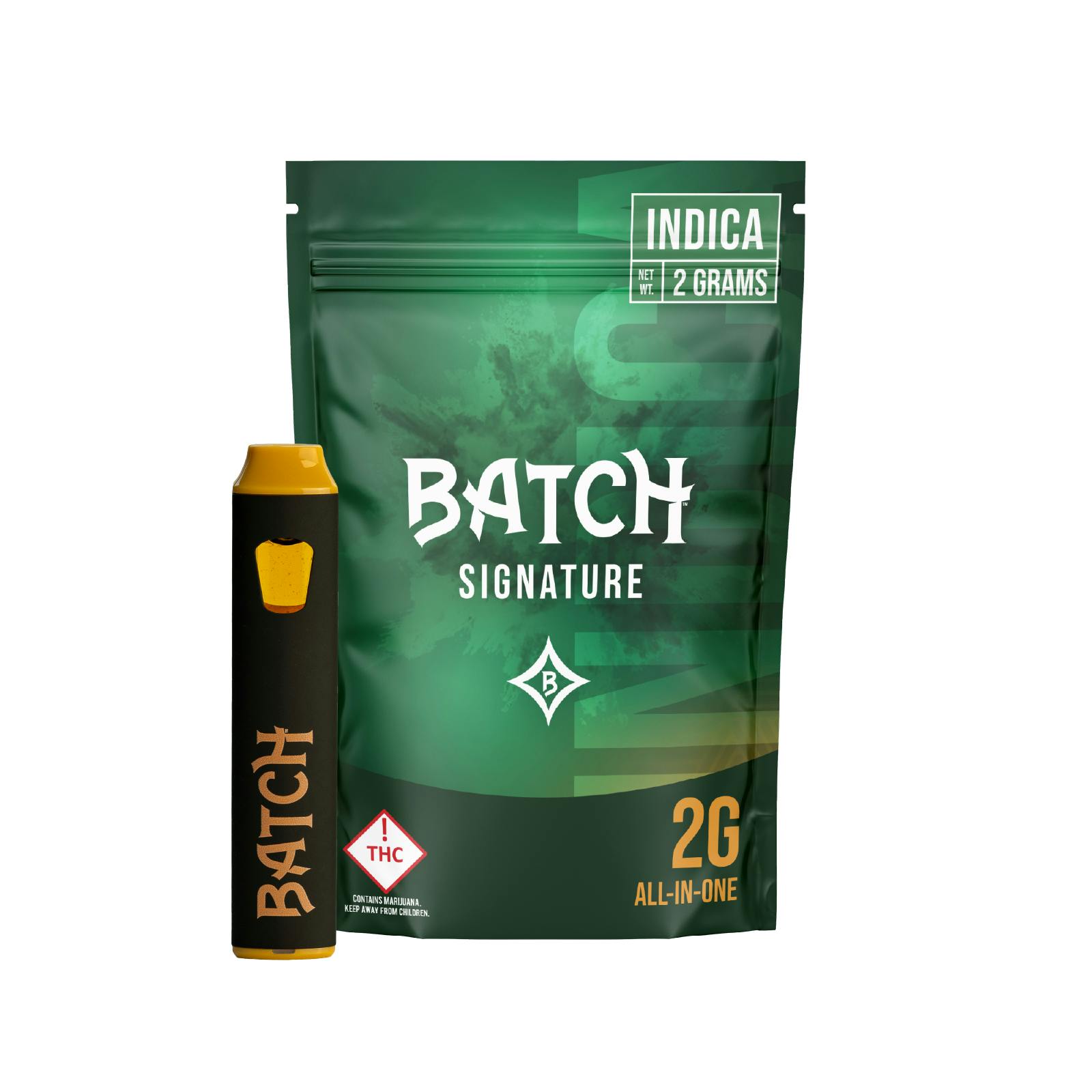 Batch | AIO | Signature Indica Dante’s Inferno | 2 g 2g Vaporizers ...