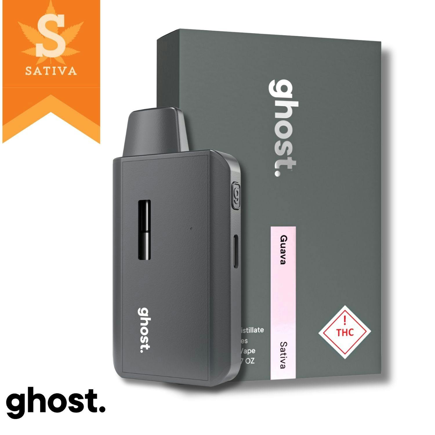 Guava Sativa 2.0g Disposable Cart by Ghost • Pecos Valley Production