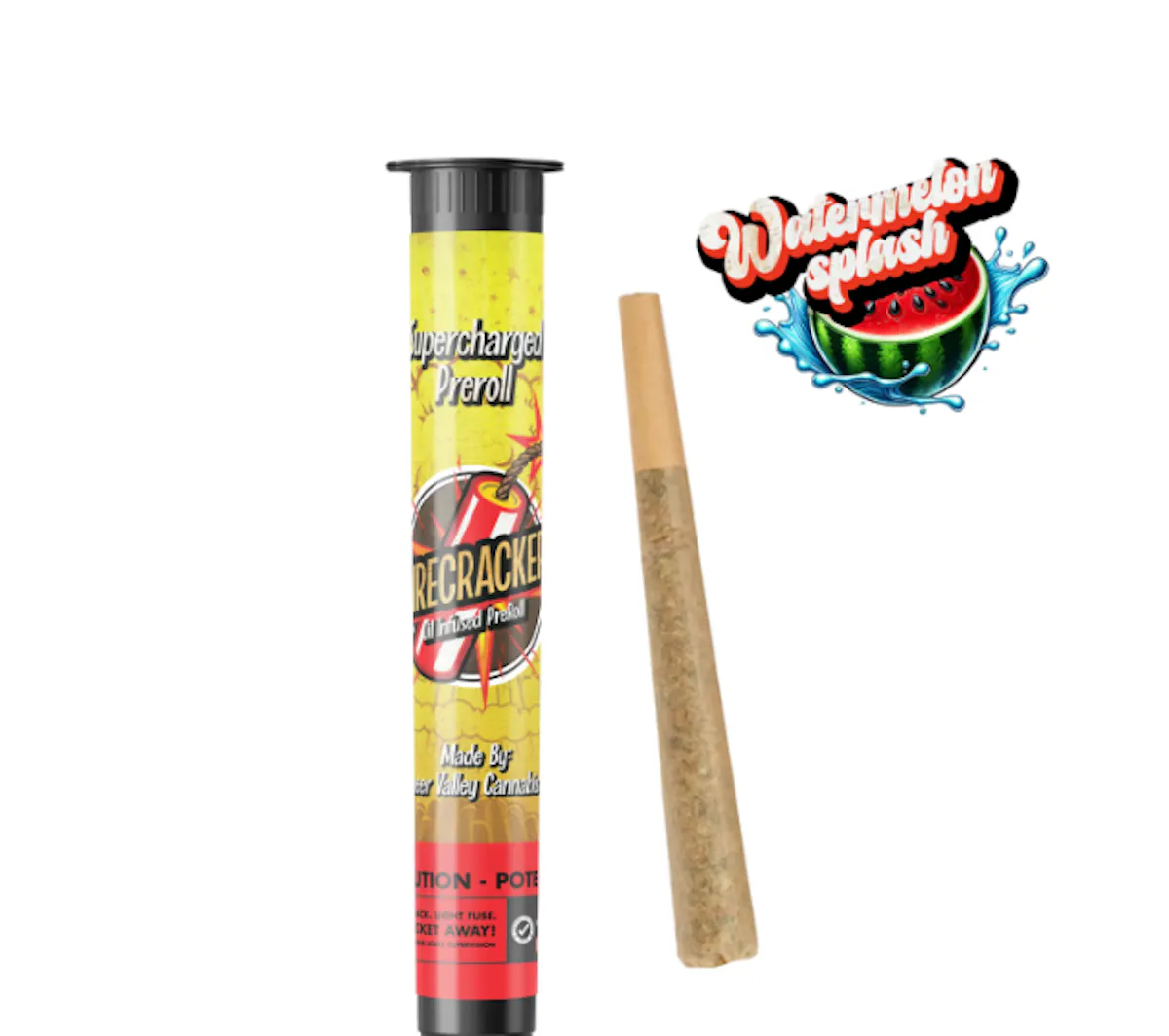 Firecracker Watermelon Splash Infused Preroll 1g Pre-rolls | Firecracker