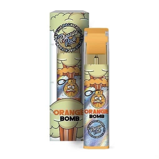 PRESSURE PACK | Disposable Vape | Live Hash Rosin | Orange Bomb | .5g
