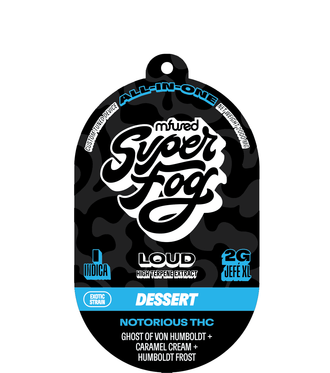 The Flowery NY | SUPER FOG Notorious THC 2g Disposable