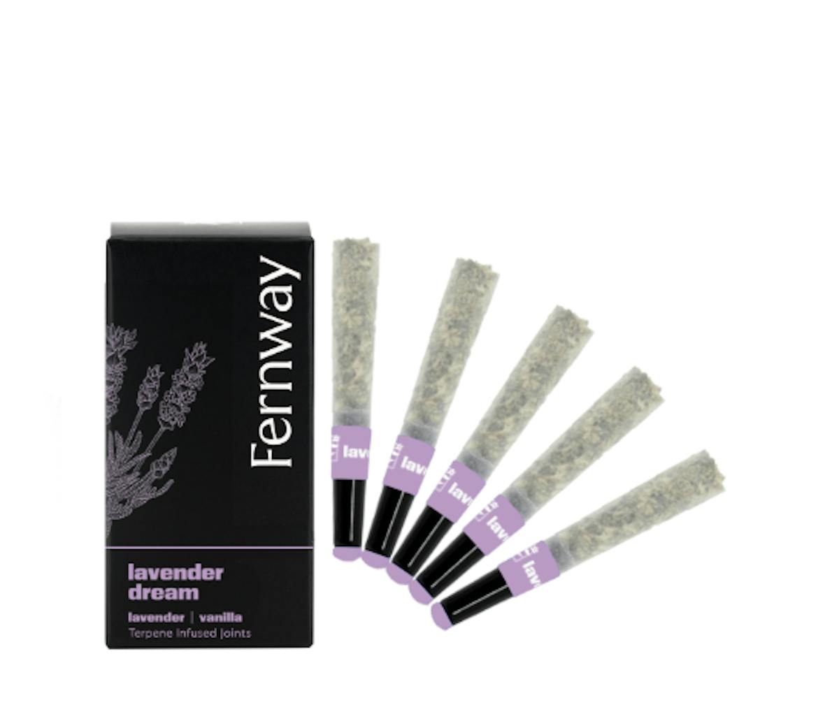 Fernway Lavender Dream 0.5g 5pk Prerolls 2.5g Pre-rolls | Fernway