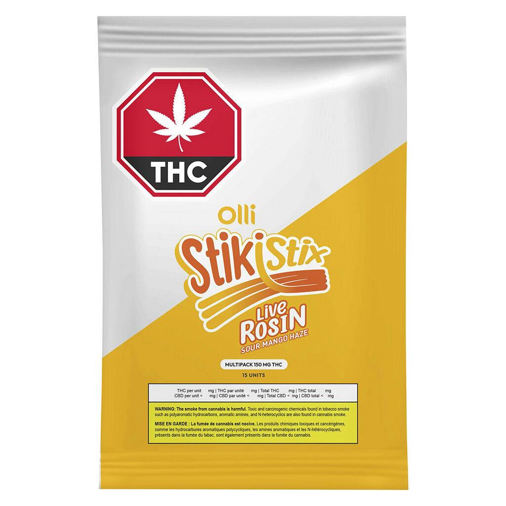 StikiStix - 100 THC Multipack Live Rosin Sour Mango Haze - 10x1 Pack ...