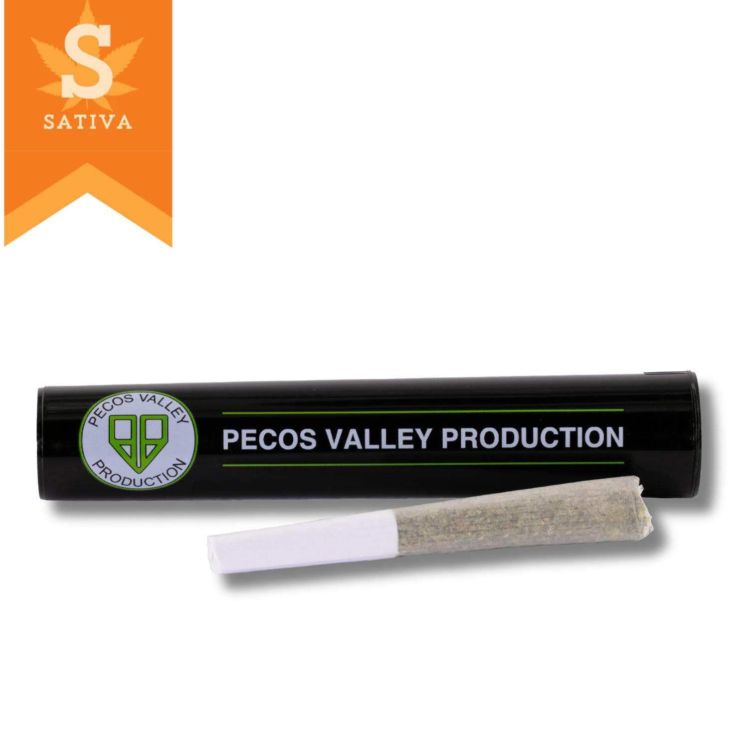 Golden Strawberry Sativa 0 5g Pre Roll By Pvp • Pecos Valley Production