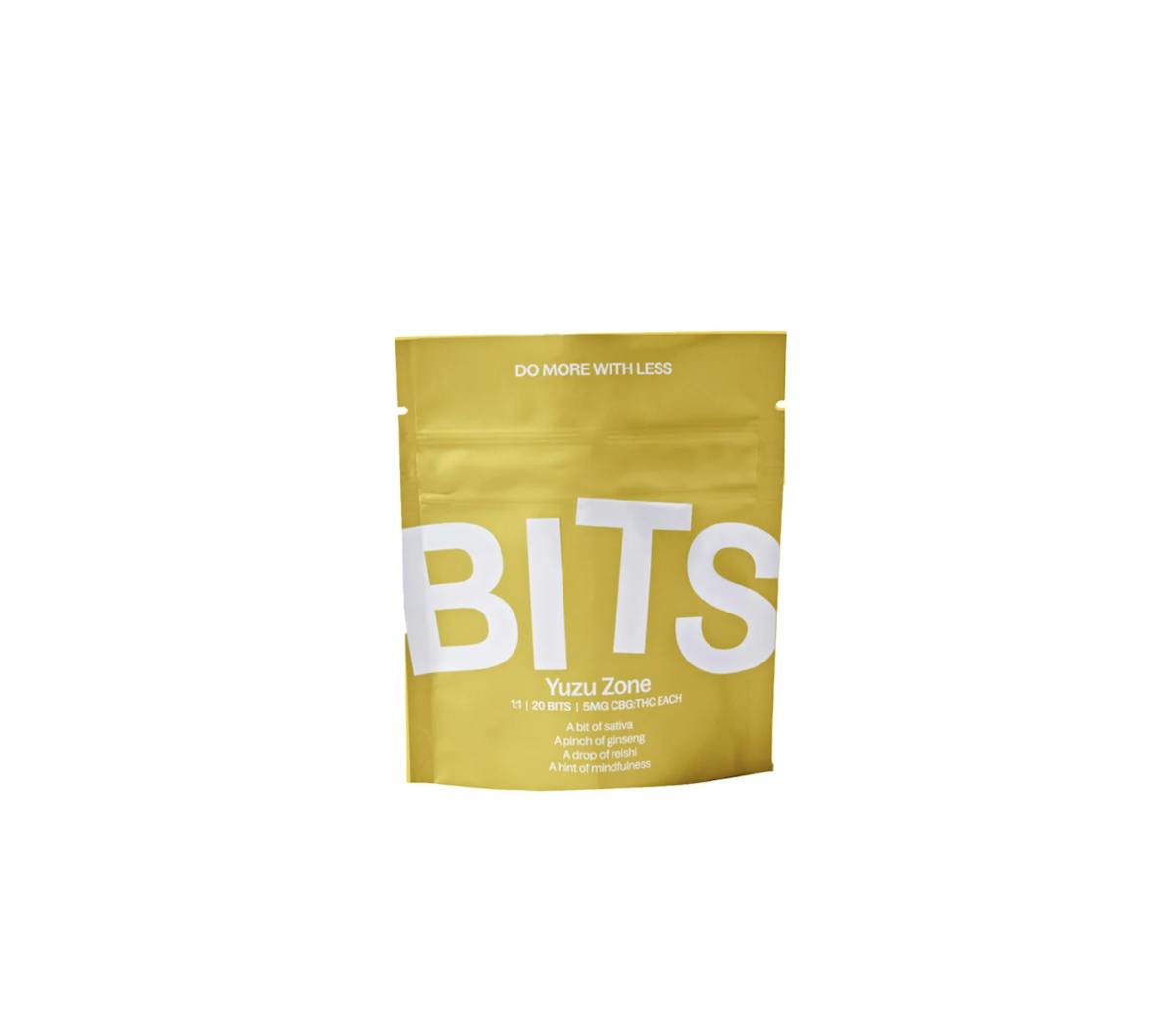 BITS 1:1 Yuzu Zone Gummies 100mg 20pk .5g Edibles | Bits