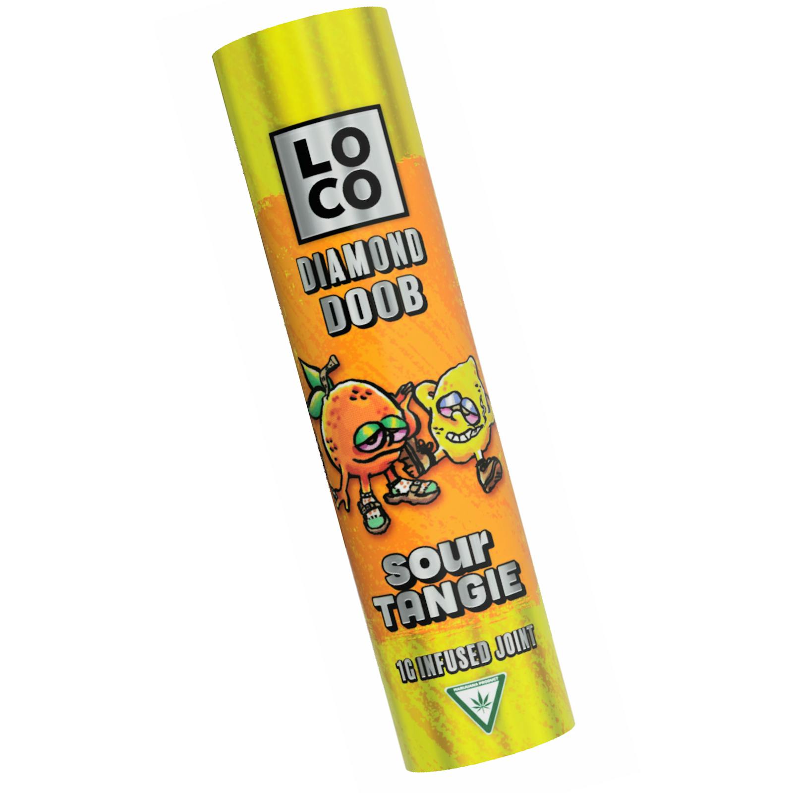 LOCO | Sour Tangie 3pk Infused Joints | 3g | Pre Rolls | New Standard